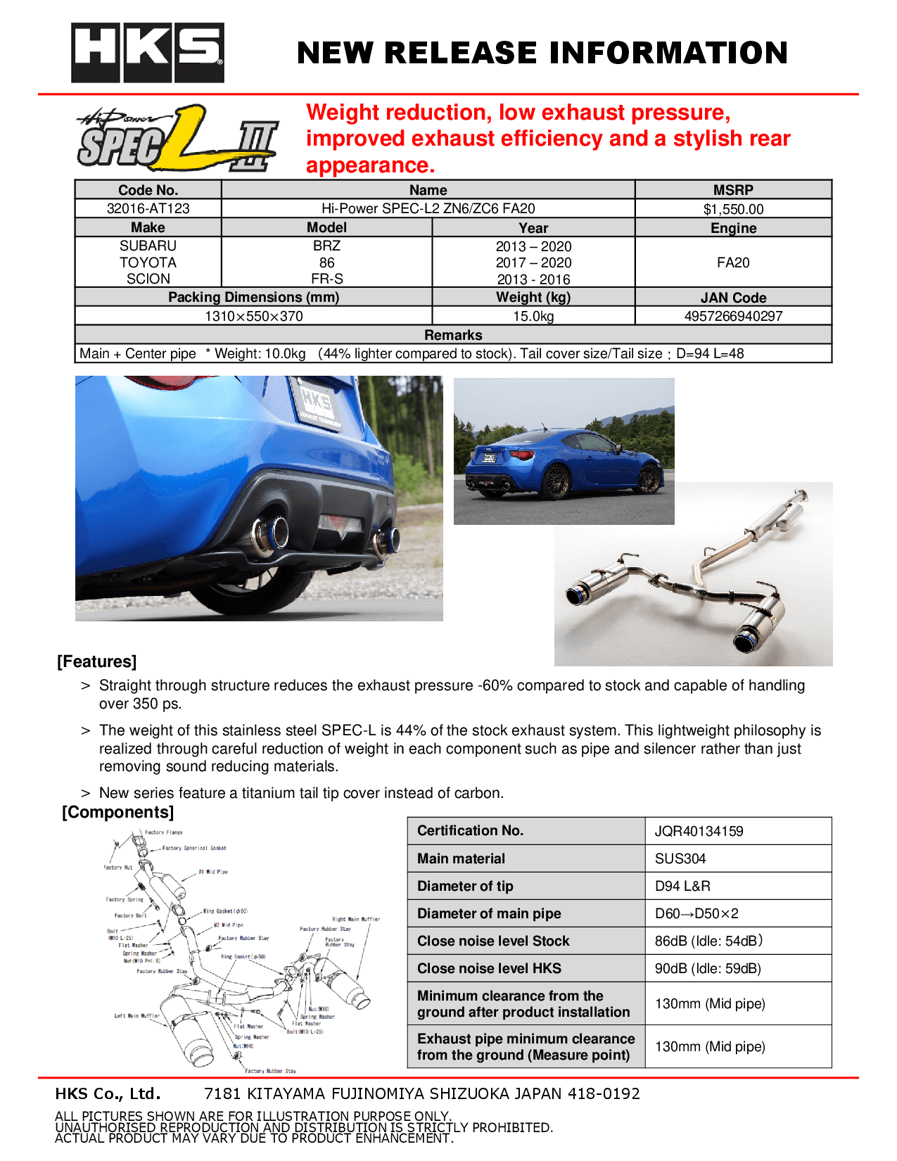 86 Speed - Scion FRS | Subaru BRZ | Toyota 86 Performance Parts-HKS Hi ...